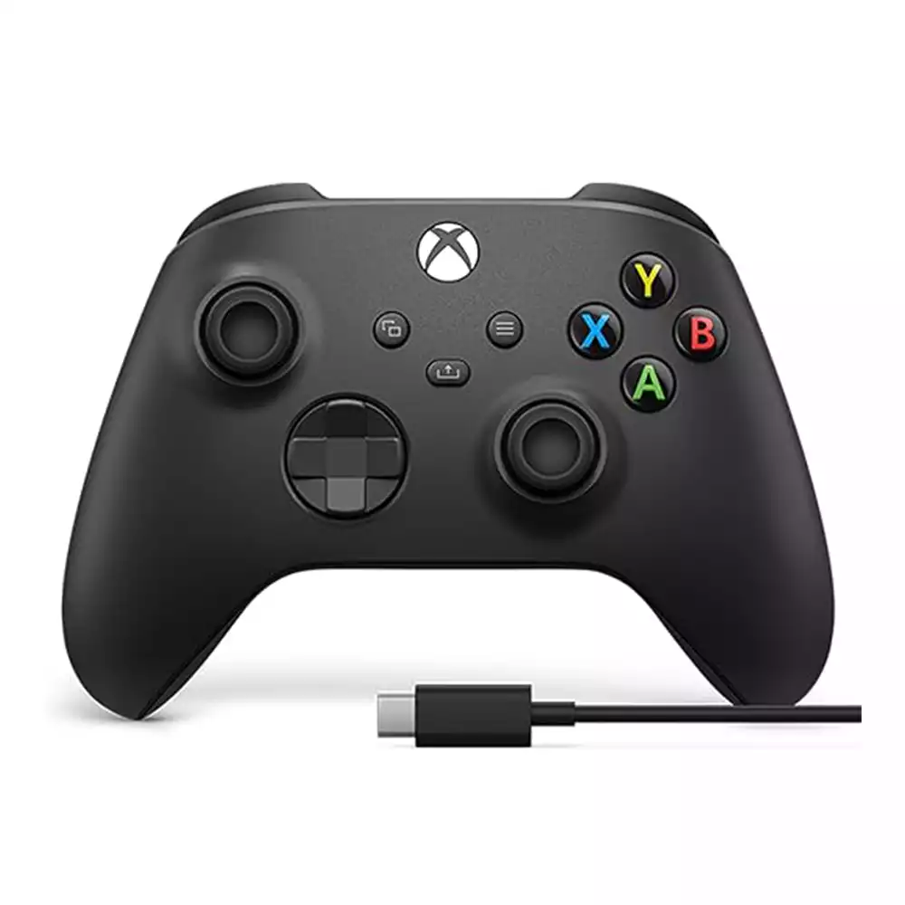 Xbox Core Wireless Gaming Controller + USB-C® Cable – Carbon Black ...